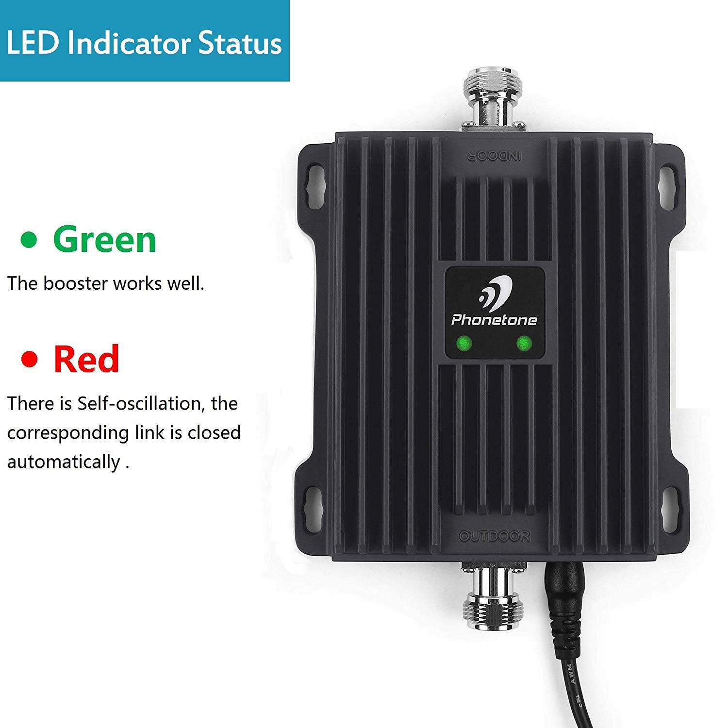 3G 4G LTE Cell Phone Signal Booster 850/1900MHz Kit Band 5/2 Improve ...