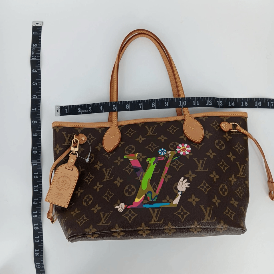 Louis Vuitton x Murakami Monogram Colorful Floral Leather PM Neverfull ...