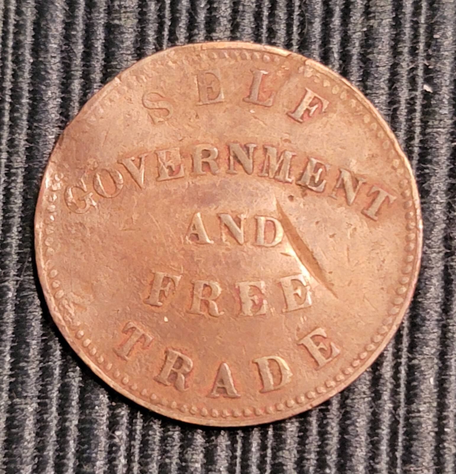 1855 Canada Prince Edward's Island 1/2 Penny Self Government & Free ...