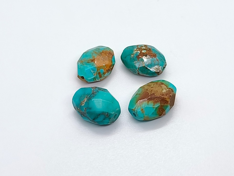 Natural Turquoise Faceted Beads-Turquoise Faceted Beads-Wonderful ...