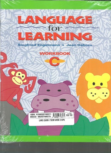 Language For Learning Workbook C SRA McGraw-Hill Engelmann Osborn 5Pk ...