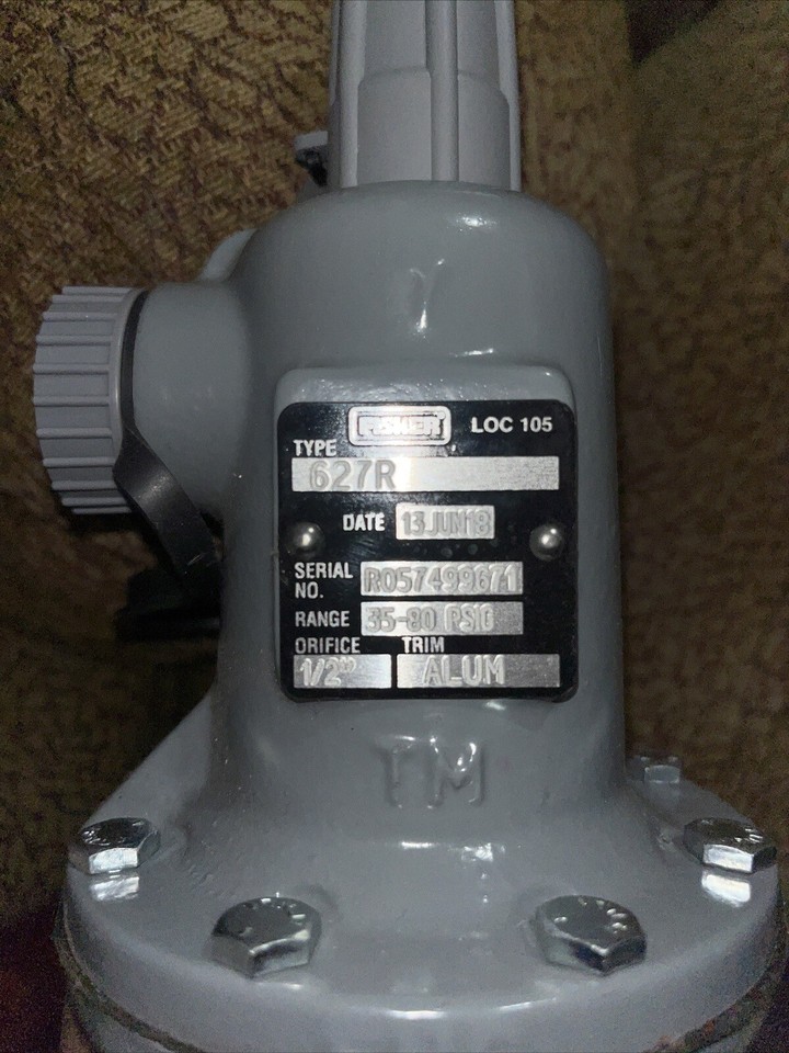 Fisher 627R Gas Pressure Regulator | eBay