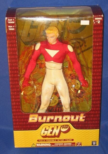 1999 Wildstorm Series 2 1/6 Gen 13 Burnout 12 Inch Action Figure for ...