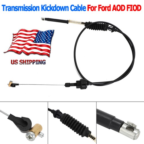 For Ford AOD FIOD Transmission Kickdown Cable Throttle Cable E150 F250 ...