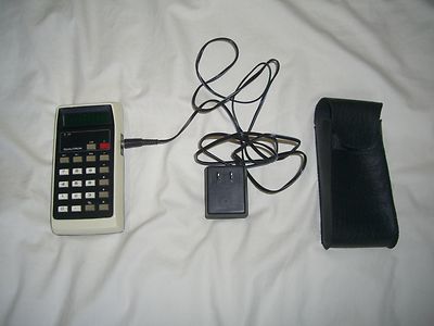 Qualitron Space Age Electronic Calculator Standard Model 1442 Case ...