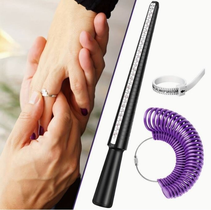Ring Sizer Set The Ultimate 3 Piece Ring Sizing Set UK US EU Ring ...