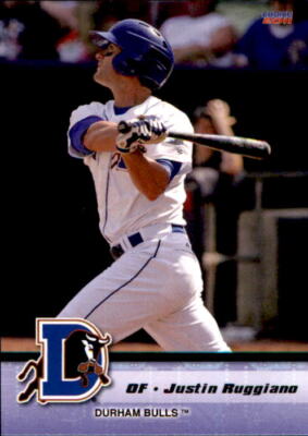 2011 Durham Bulls Choice #27 Justin Ruggiano Austin Texas TX Baseball ...