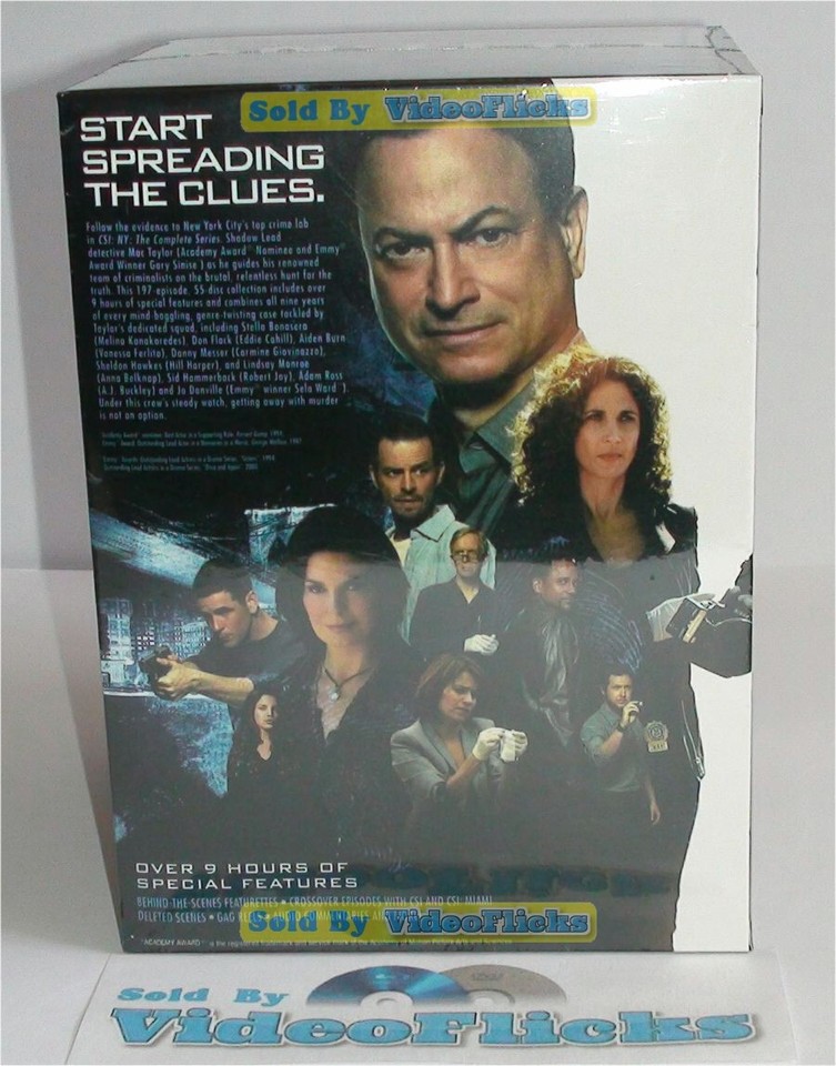 CSI NY The Complete Series Seasons 1-9 DVD 55-Disc Box Set New Sealed ...