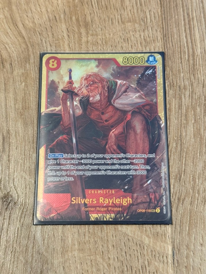 Silvers Rayleigh OP08-118 Two Legends Foil - MINT | eBay
