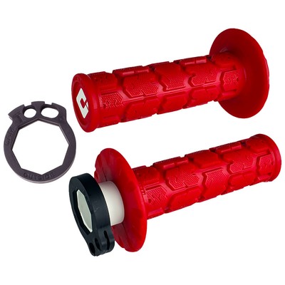Odi V2 Rogue MX Lock-On Grips Dark Red For Honda CRF300L Rally 2021 ...