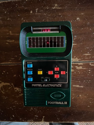 VINTAGE 1978 Mattel Electronics: Handheld game FOOTBALL II 2 TESTED ...