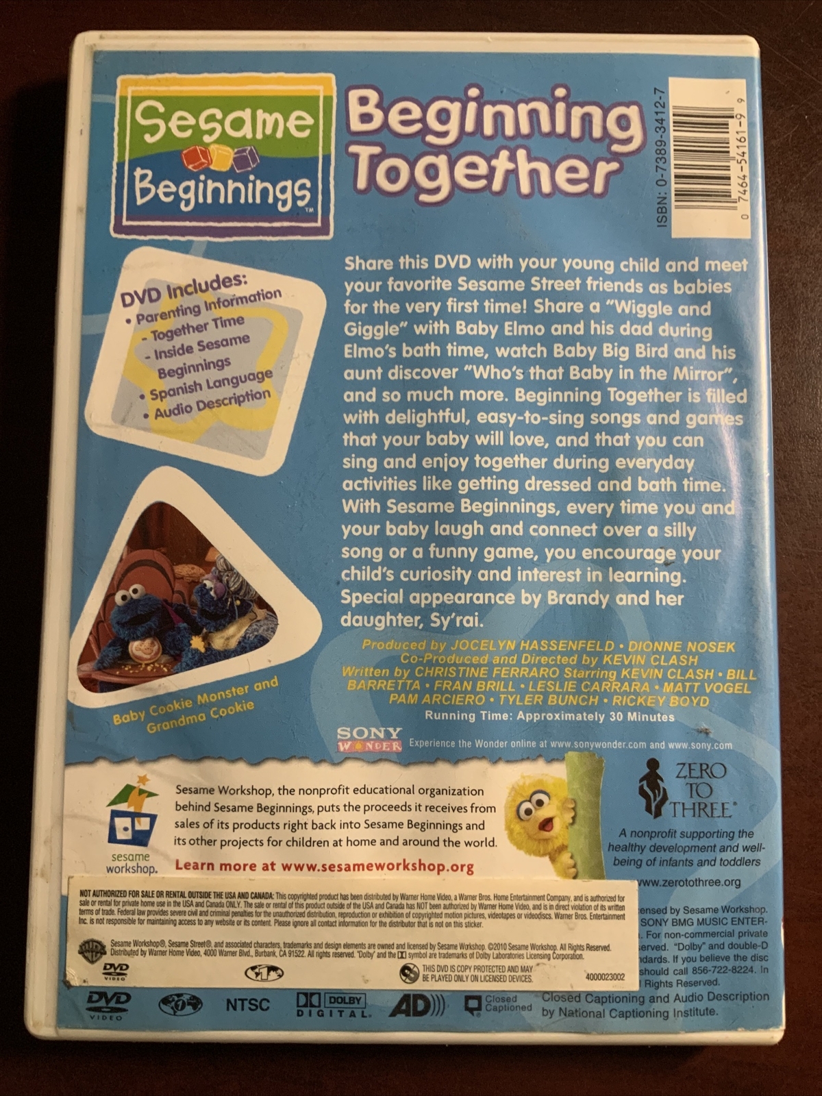 Sesame Beginnings - Beginning Together (DVD, 2006) 74645416199| eBay
