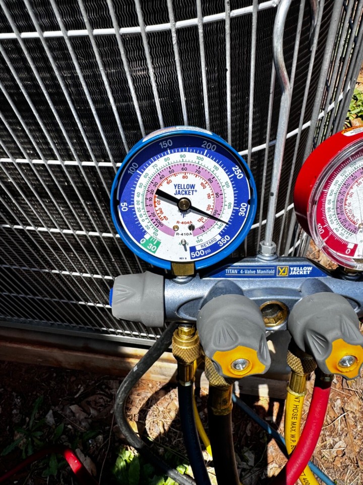 YELLOW JACKET 49983 Mechanical Manifold Gauge Set,4-Valve 29AU16 ...