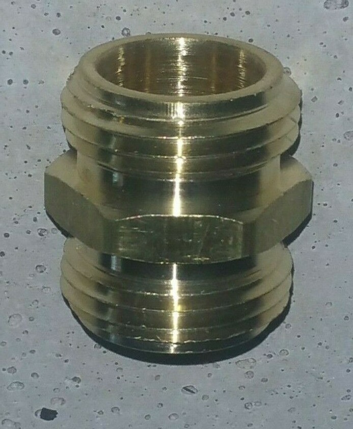 Male Garden Hose Thread (MHT) X Male Garden Hose Thread (MHT) Brass ...
