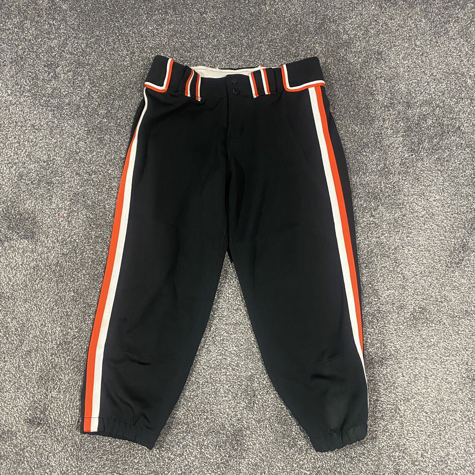 Boombah Mens Blue Flat Front Tapered Leg Activewear Baseball Pants Size ...