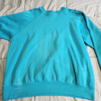 4 Vintage Assorted Pullover Sweatshirts Size Large Tultex Soffe Sweats ...