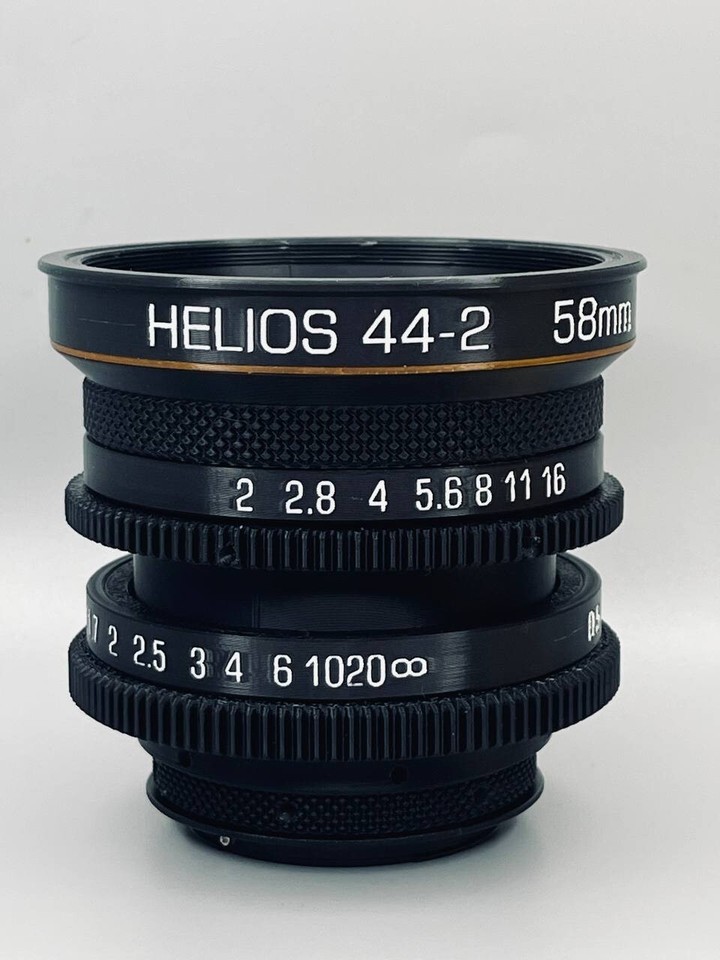 ANAMORPHIC Rehouse Helios 44 2/58mm Cine lens Canon EF mount Helios 44 ...