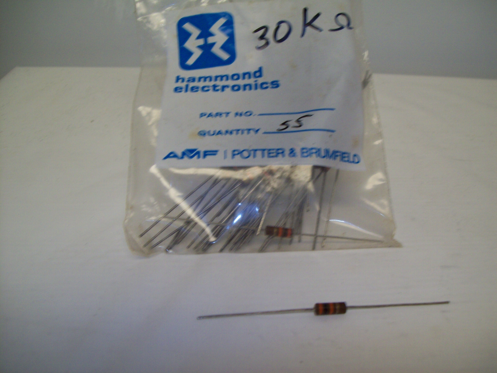 LOT OF 55 30K OHM RESISTORS HAMMOND ELECTRIC | eBay