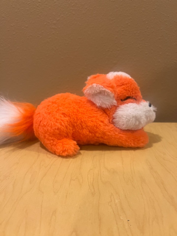 Orange Fox Plush 8 Inch Long Ideal Toys Direct Stuffed Animal Toy | eBay