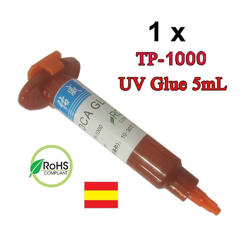 5ML Pegamento líquido LOCA Glue UV TP-1000 Optical Adhesive para Fijar ...