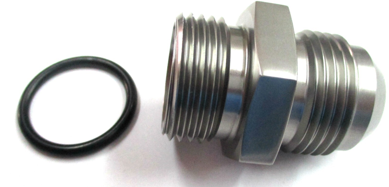 12 AN male flare to 16 AN ORB O-RING BOSS FITTING SHOW POLISHED ...