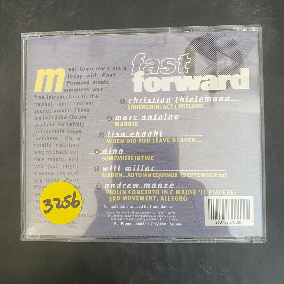 Fast Forward spring '99 CD Sampler Promo Compilation Light Pop ...