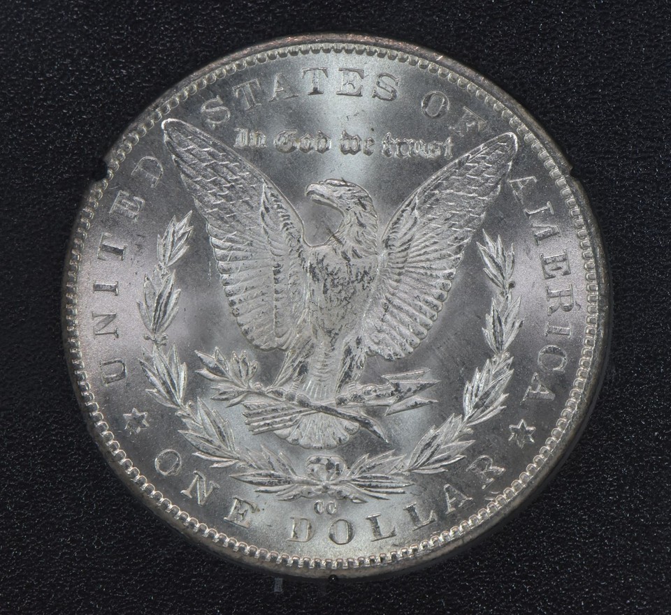 1884-CC Morgan Silver Dollar GSA Treasure MS62 CAC CACg *9703 | eBay