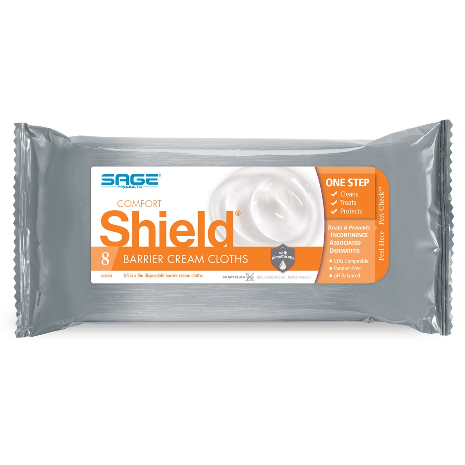 Comfort Shield Adult Wipe or Washcloth 8.5 x 9" 7905 48 Pack 384 Wipes ...