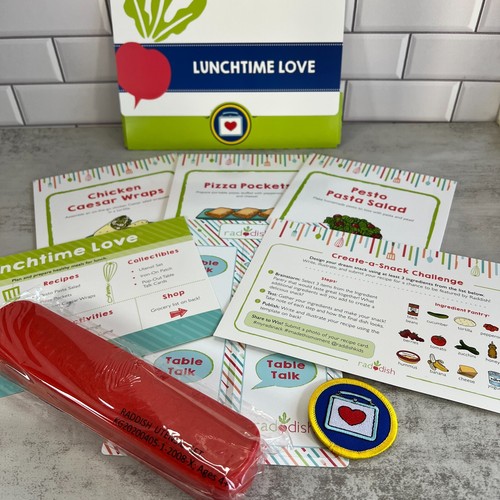 Raddish Kids Lunchtime Love Cooking Set – Includes Sealed Utensils ...