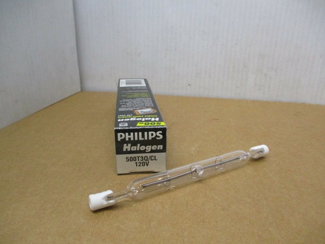 Philips 500t3q/p/cl Halogen Plus Line Bulbs 500w 120v - for sale online ...