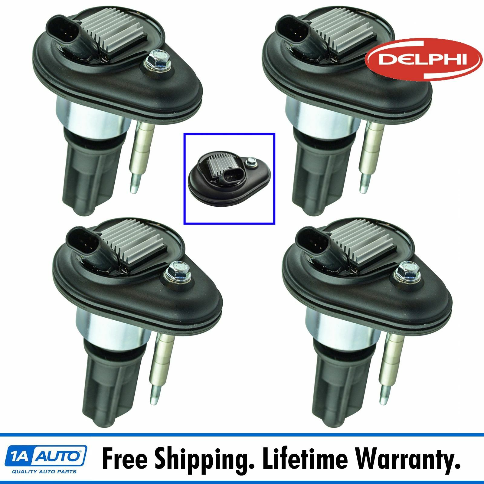 Delphi GN10114 Ignition Coils COP Set of 4 for Buick Chevy GMC Truck ...