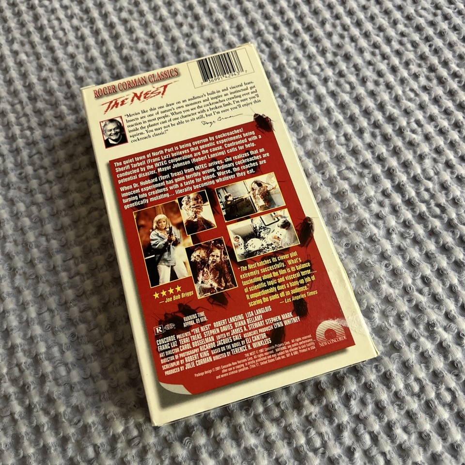 The Nest (VHS, 2001) HORROR / CORMAN / CULT / BIG BUGS / CLASSIC / 80s ...