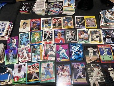 150 Lot Baseball Cards All Star / Rookie MLB 80-90 Griffey Sosa Bo Ryan ...