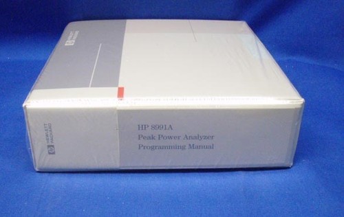 HP 8991A Peak Power Analyzer Programming Manual | eBay