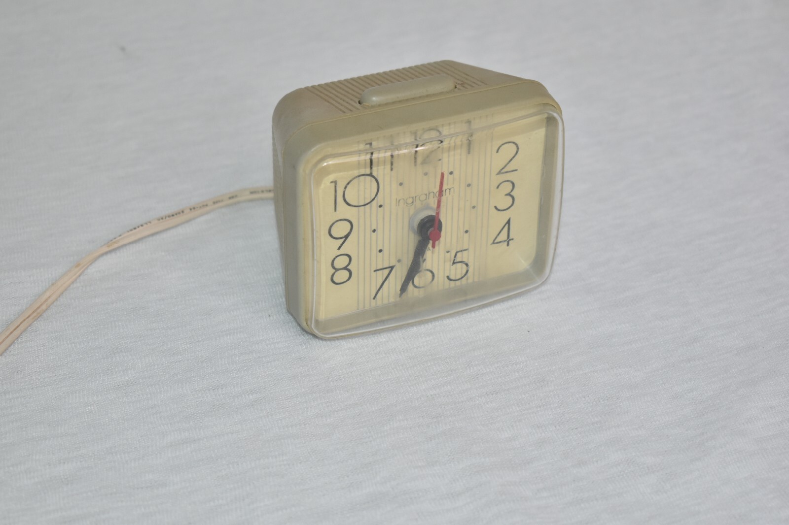 Vintage Alarm Clock Ingraham By Toastmaster Inc 49-585 Tested WORKS | eBay