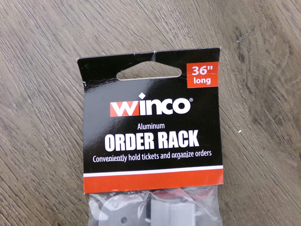 New Winco ODR-36N, 36-Inches Aluminum Order Rack | eBay