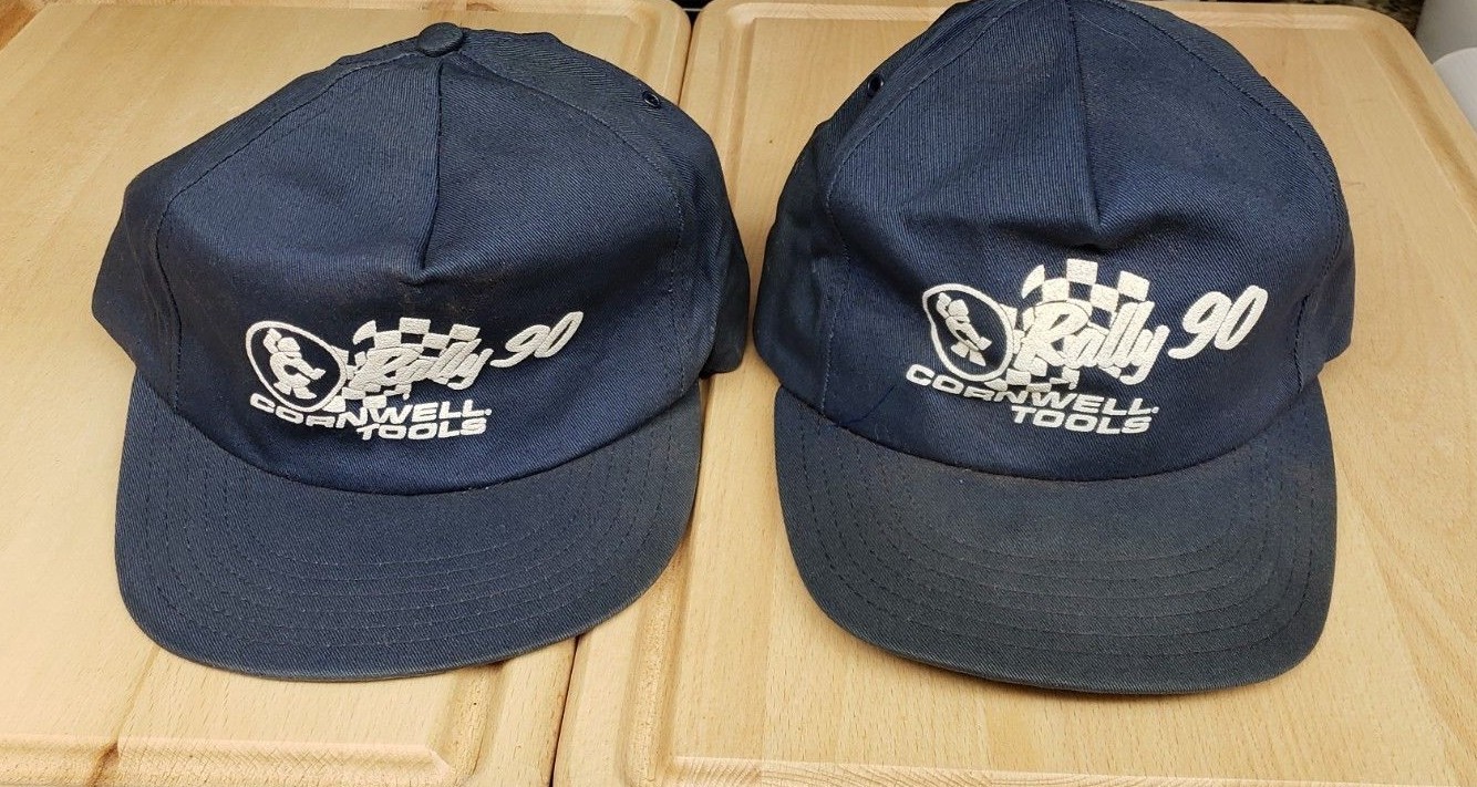 Lot of 2 VTG Cornwell Quality Tools Rally 90 Baseball Cap Hat - Broken ...