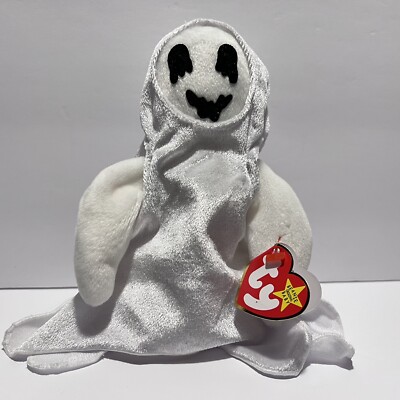 Ty Beanie Baby SHEETS Halloween Ghost Plush Vintage Ty Plush Stuffed ...