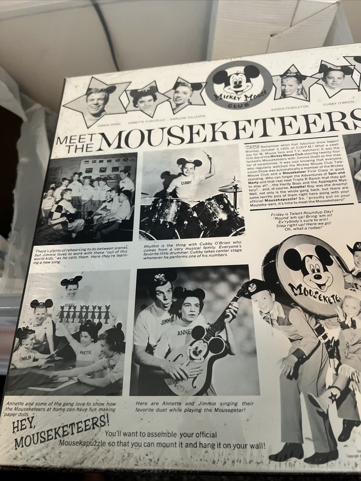 Vintage Springbok MICKEY MOUSE MOUSEKAPUZZLE Puzzle 500 Pieces Round ...