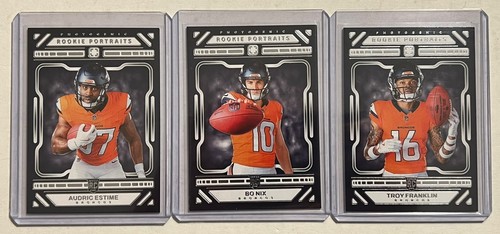 2024 Photogenic Broncos Lot Bo Nix/ Austin Estime/ Troy Franklin RC | eBay