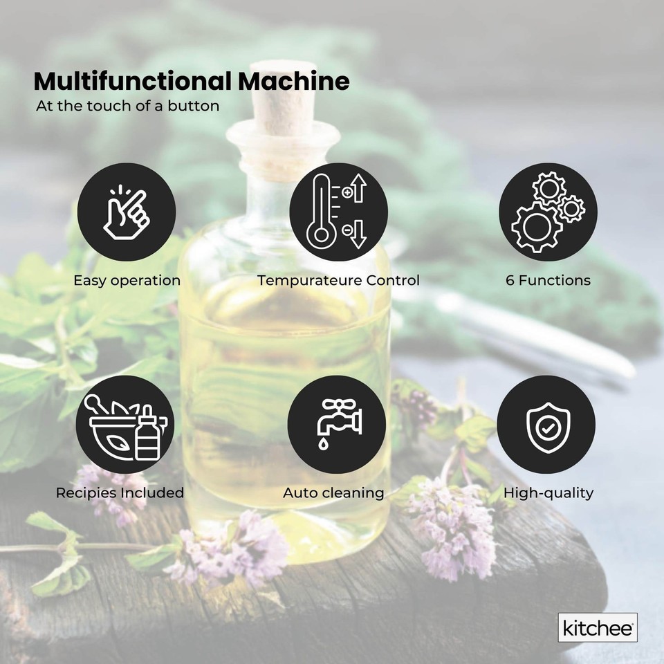 Kitchee Electric Butter Oil Herbal Infuser & Extractor + Decarboxylator ...
