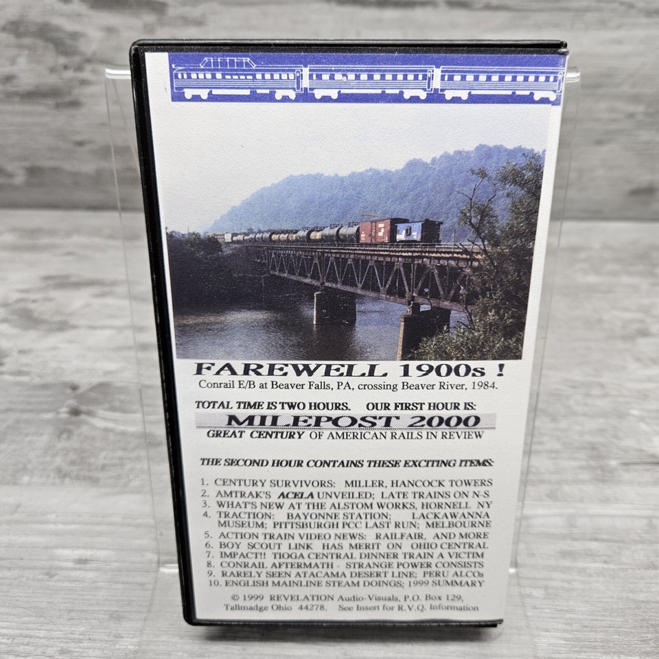 Railroad Video Quarterly VHS Lot (8) #25-27 #29-33 1990s Y2K | eBay