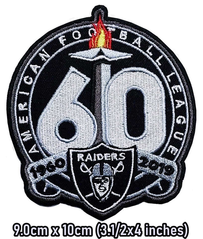 Oakland Raiders NFL Football Patches Embroidery iron,sew(From Thai by ...