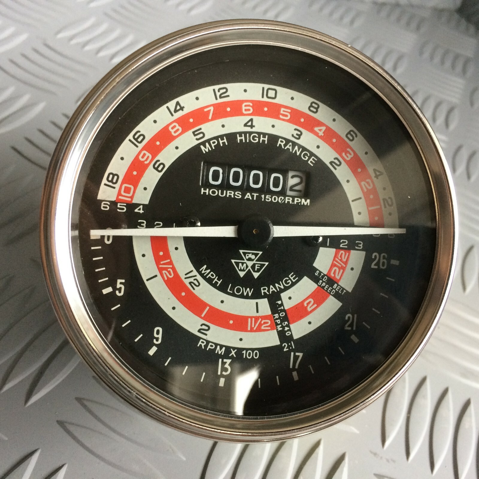 Massey Ferguson 135 Tractor Tachometer / Rev Counter / Hour Meter. | eBay