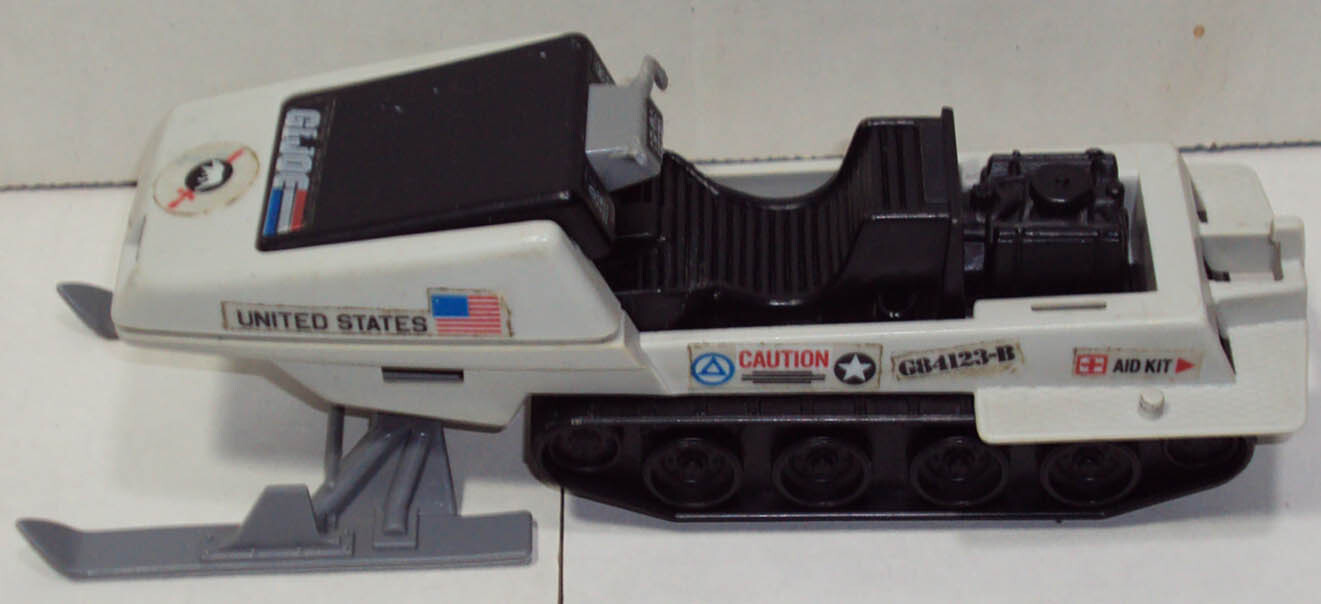 GI Joe 1983 Polar Battle Bear Snowmobile Vintage Incomplete Broken | eBay