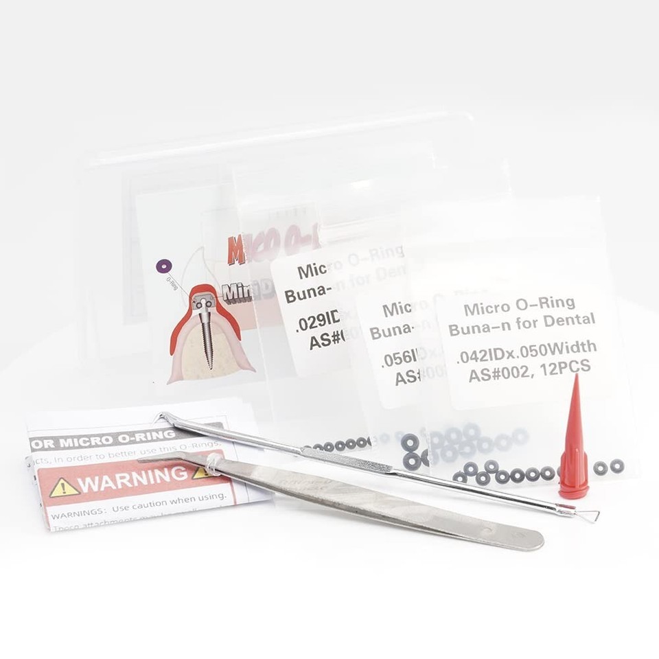 O Ring Mini Dental Implants Replacement 3 Convenient Sizes with Tool ...