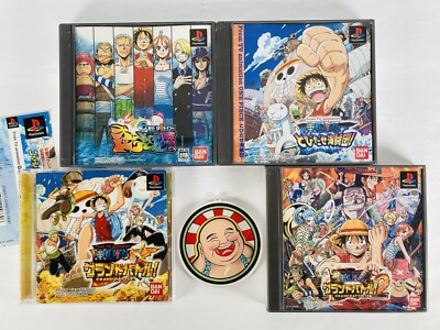 PS1 One Piece Grand Battle 1 2 Oceans Dream Pirates PlayStation Japan ...