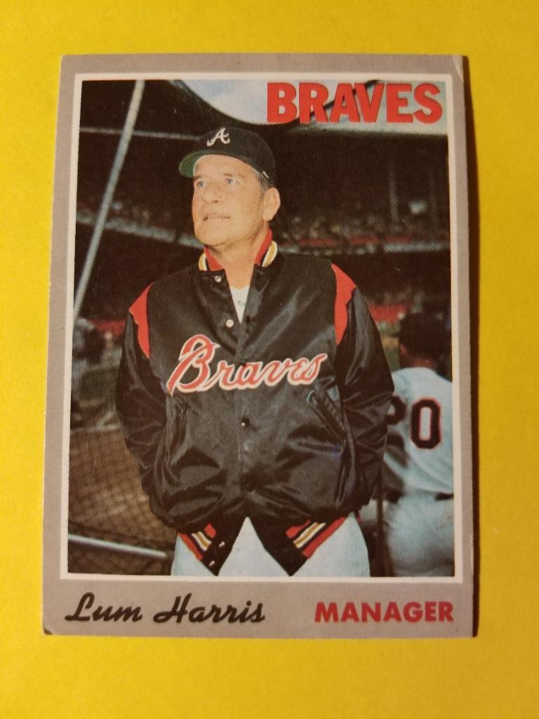 VINTAGE LUM HARRIS #86 ATLANTA BRAVES - 1970 TOPPS MLB BASEBALL | eBay