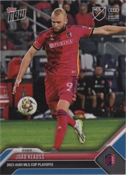 2023 Topps Now MLS - MLS Cup Playoffs Blue #PO-7 Joao Klauss /49 (RC ...