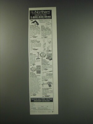 1991 Northern Tools Ad - Northern Where the Pros and Hanymen Shop | eBay
